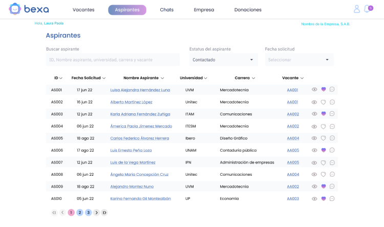 Recluta egresados con potencial para tu empresa… ¡fácil, con Bexa!