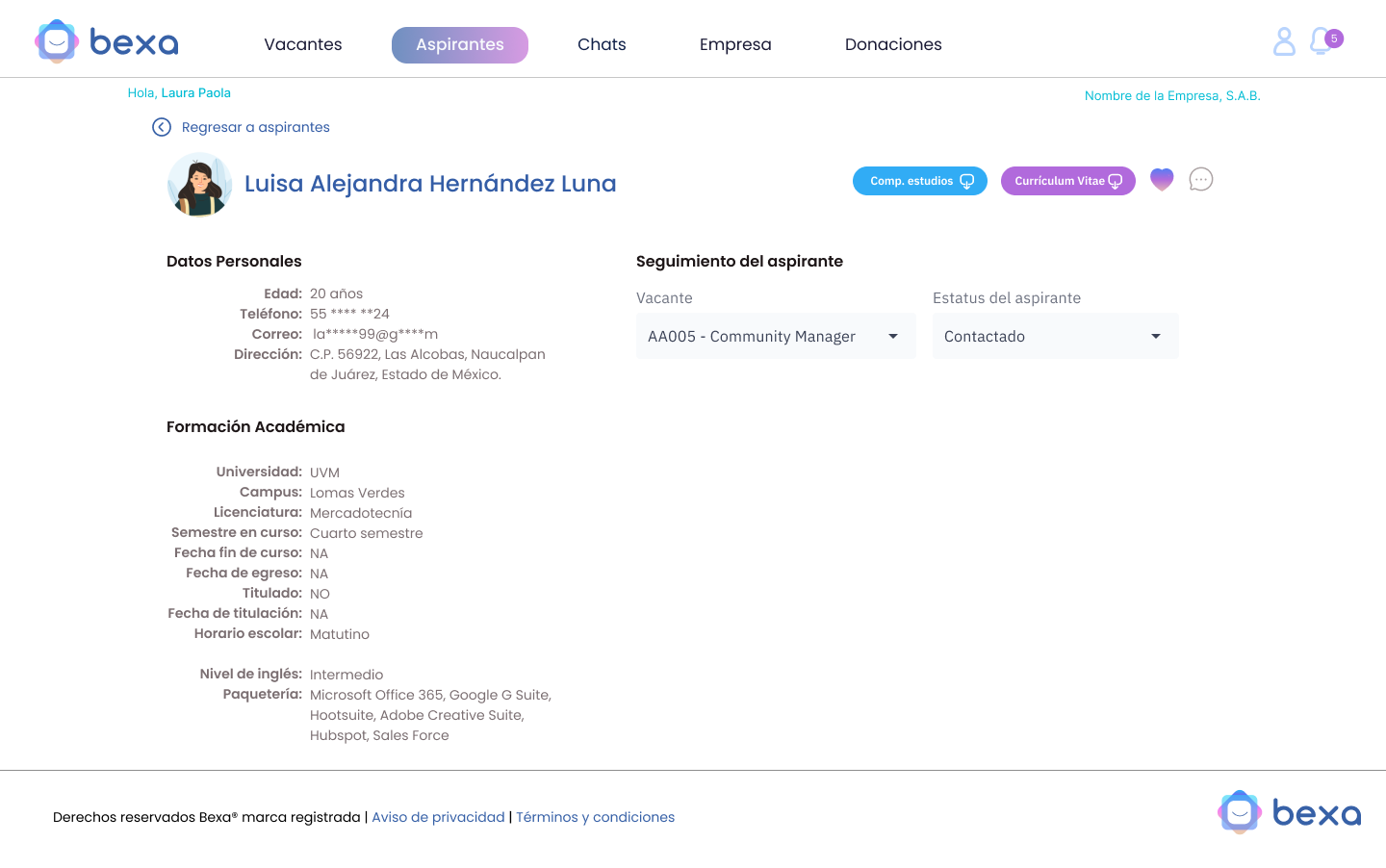 Recluta egresados con potencial para tu empresa… ¡fácil, con Bexa!